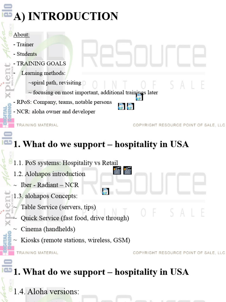 Aloha Training | PDF