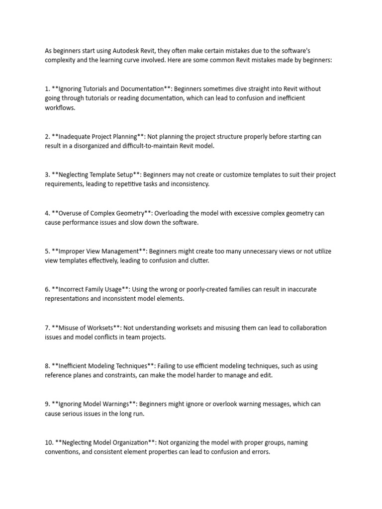 As Beginners Start Using Autodesk Revit | PDF