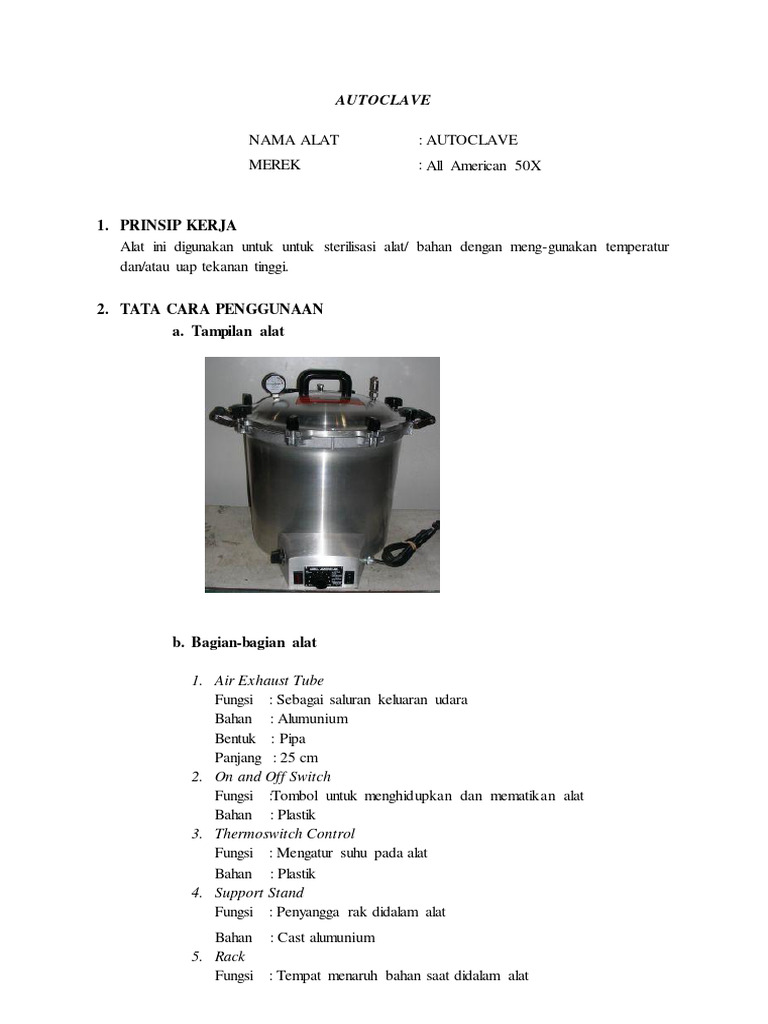 Autoclave | PDF