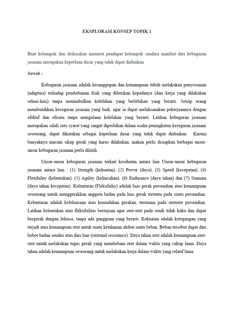 Eksplorasi Konsep Topik 1 | PDF | Karier & Perkembangan | Sains & Matematika