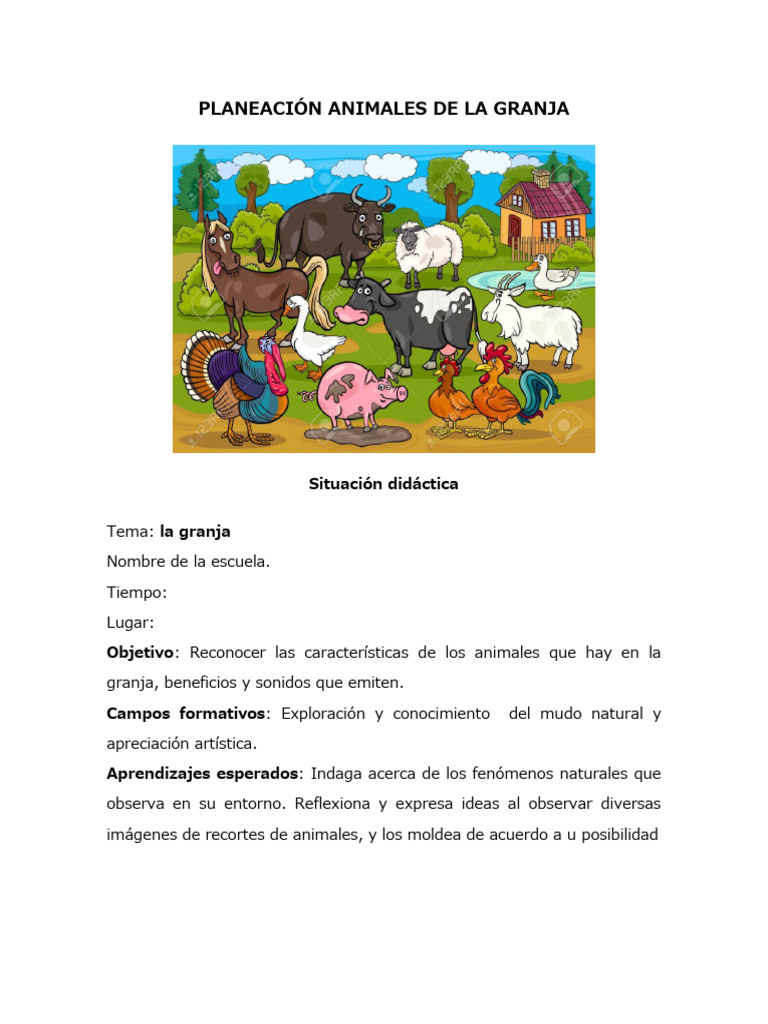 Planeacion de La Granja | PDF