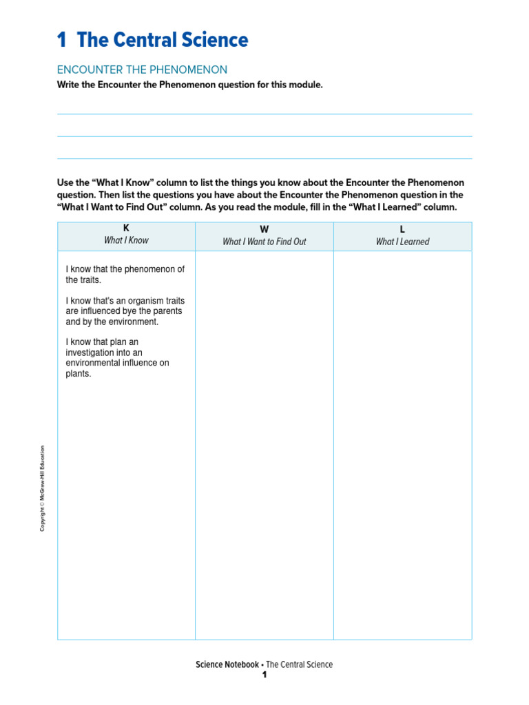 1 The Central Science | PDF