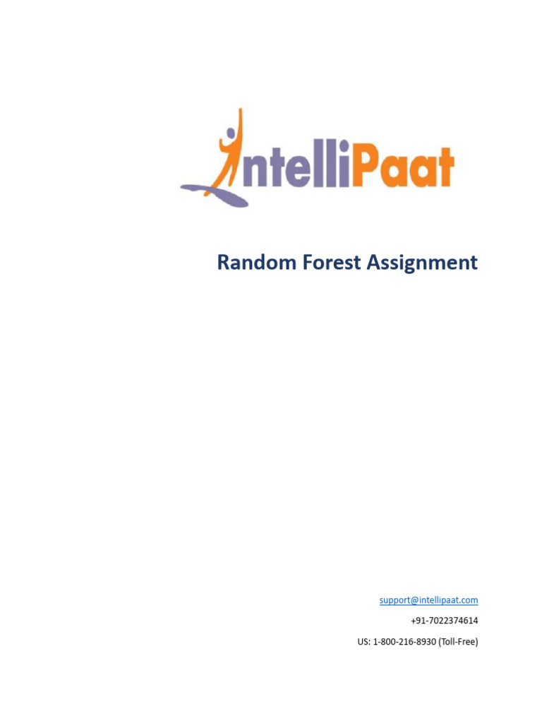 Random Forest Assignment | PDF | Prediction | Census