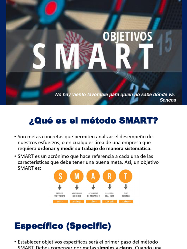 Objetivos Smart | PDF