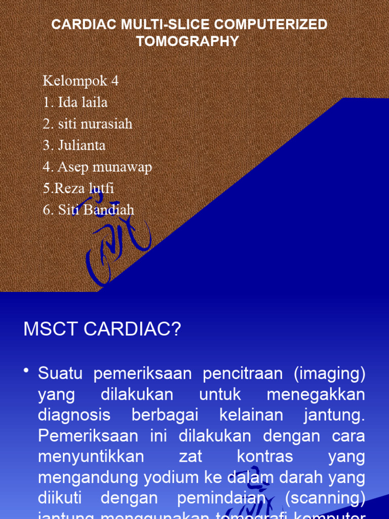 Panduan MSCT Jantung | PDF | Kesehatan Holistik