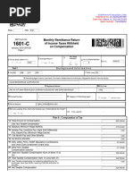 BIR Form No. 1601 C - 122024 | PDF | Economies | Taxation