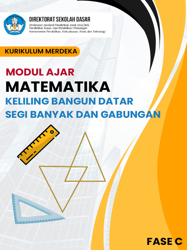 Modul Ajar Matematika - Keliling Bangun Datar Segi Banyak dan Gabungan - Fase C | PDF