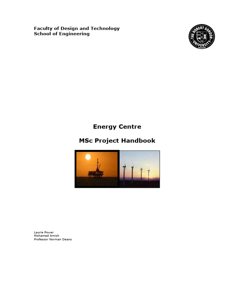 MSc Project Management Guide | PDF