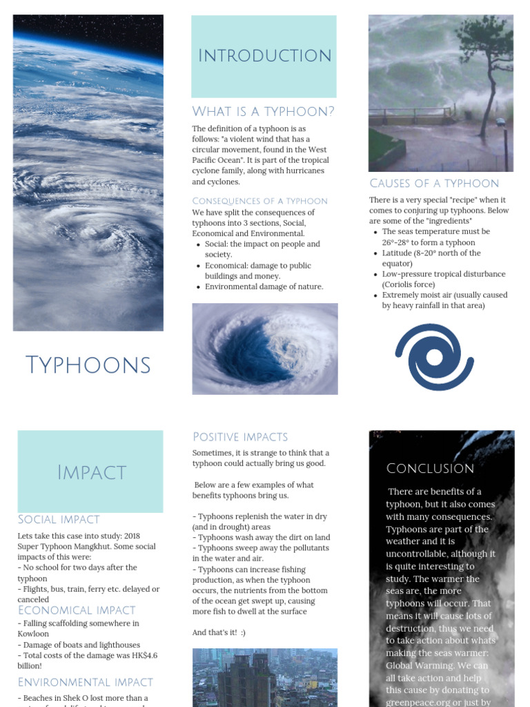 Typhoons Trifold Brochure | PDF