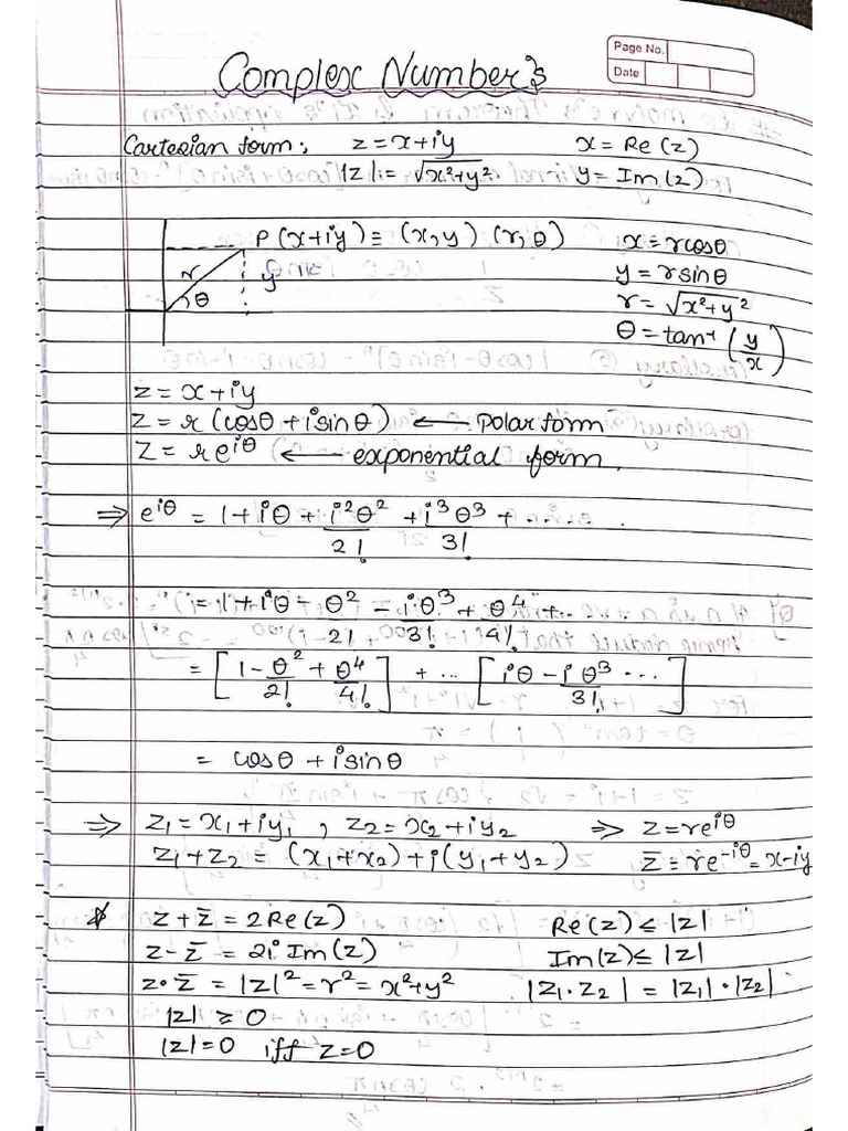 Complex Numbers | PDF