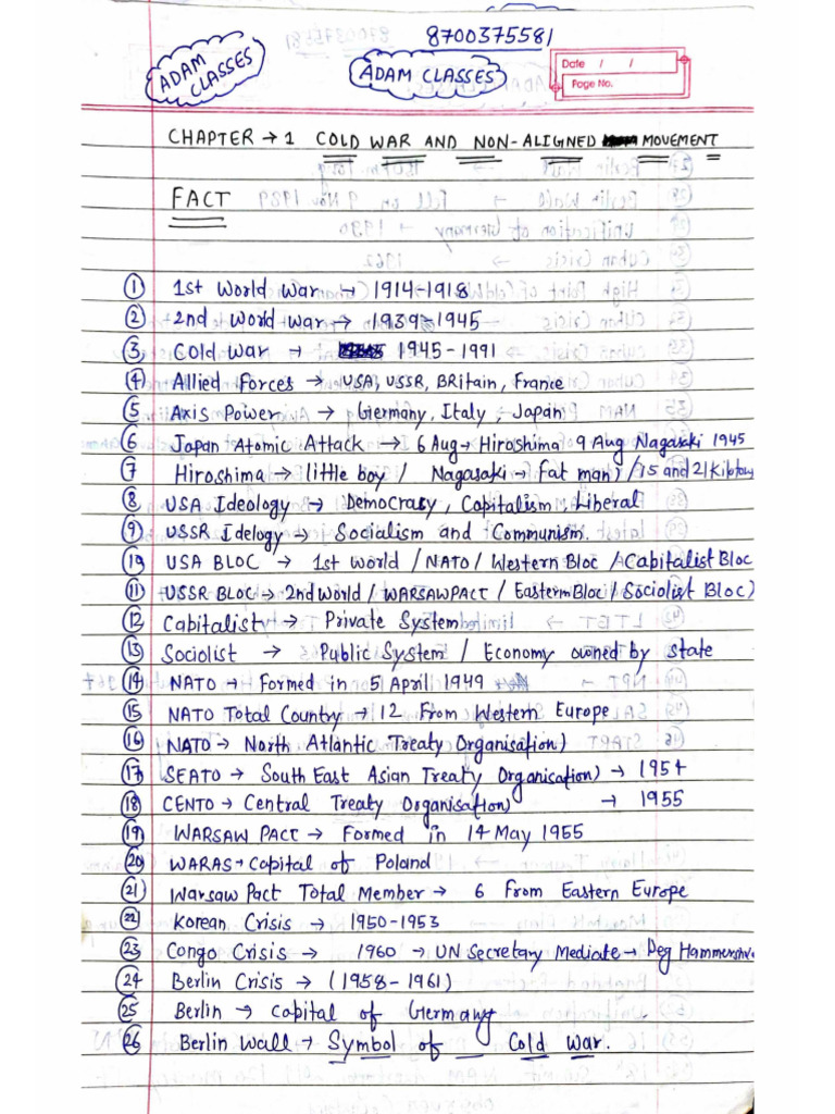 Cuet Pol Sci Notes | PDF