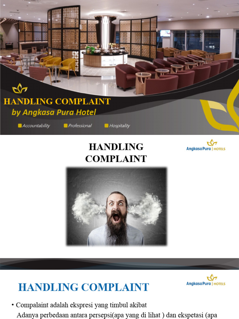 Soft Skill Handling Complaint | PDF