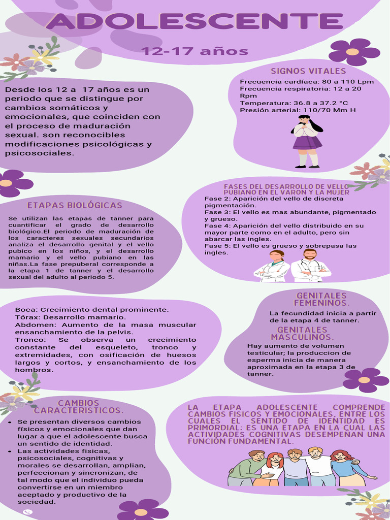 Infografía Adolescente | PDF