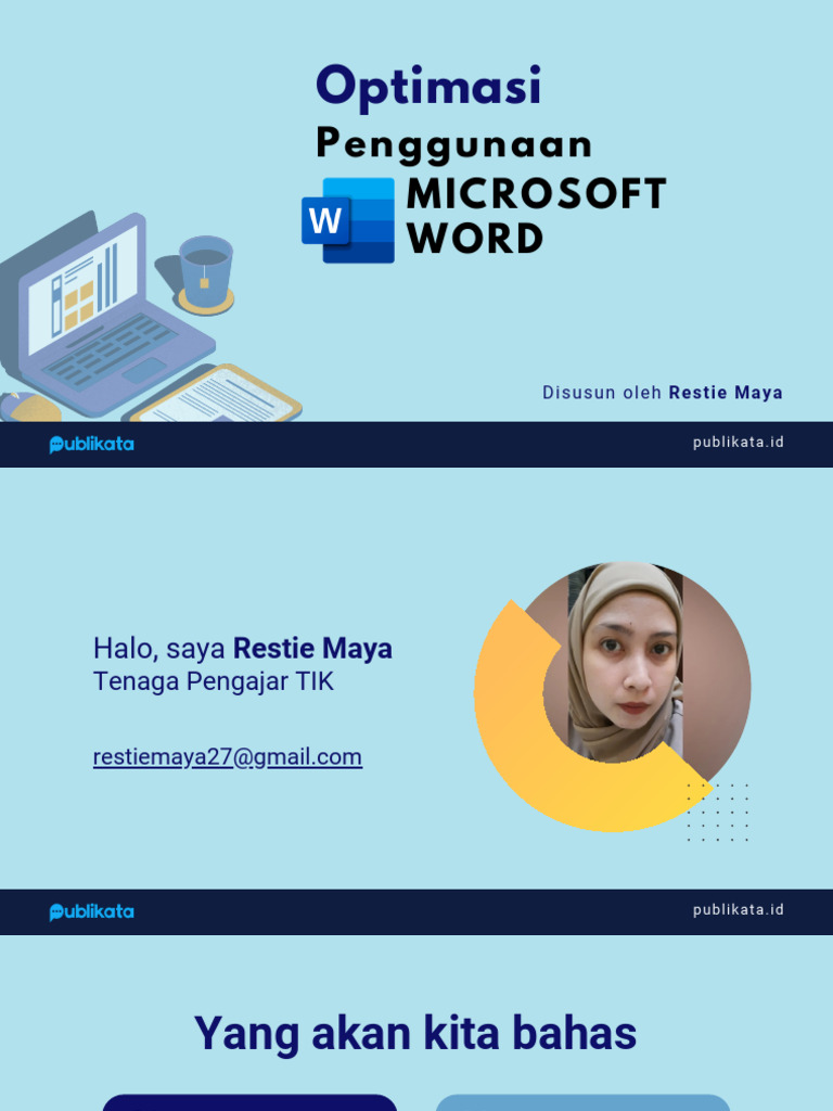 Bahan Presentasi - Ms Word - Restie Maya | PDF