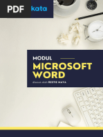 Modul Kursus Microsoft Word Lengkap | PDF