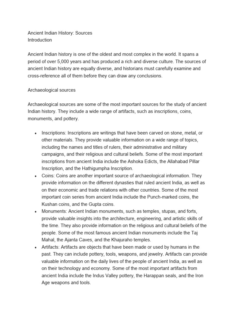 Ancient Indian History | PDF