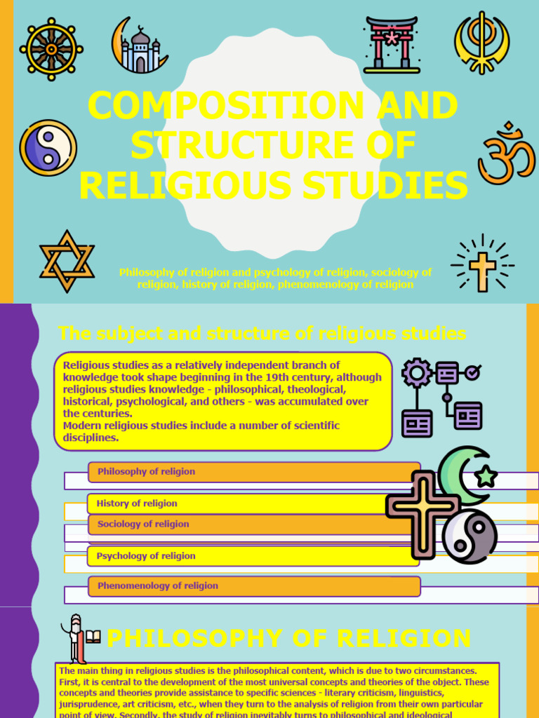 The Structure of Religion Studies | PDF