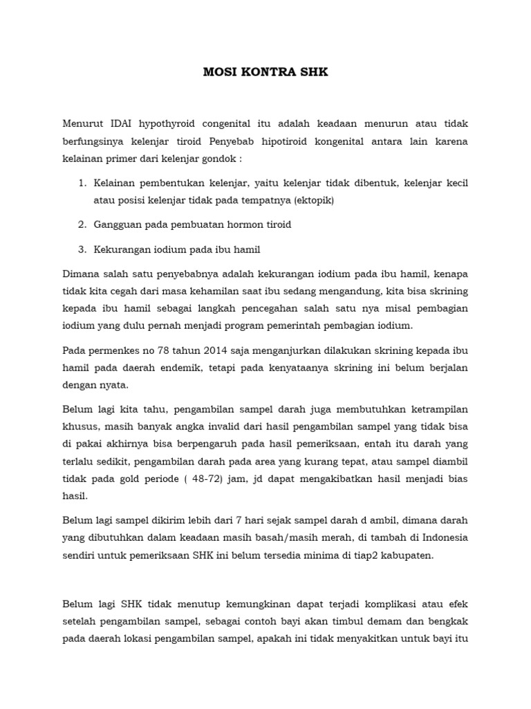 Mosi Kontra SHK | PDF