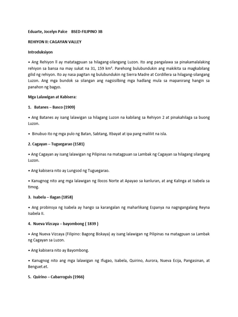 Kabanata 3 Literatura NG Iba't Ibang Rehiyon (Cagayan Valley) | PDF