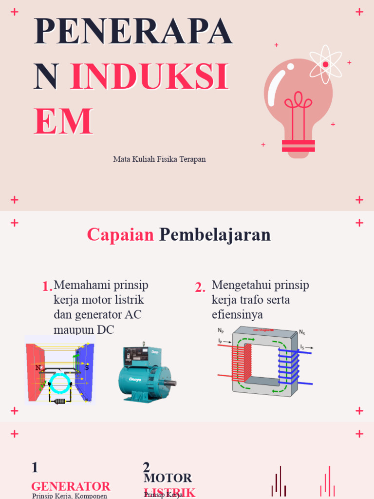 Prinsip Kerja Generator dan Motor Listrik | PDF