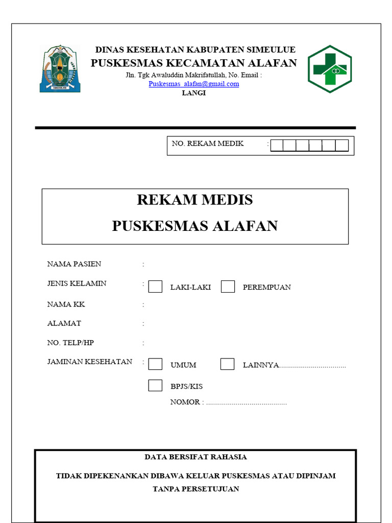 Form Rekam Medik Fix CPPT | PDF