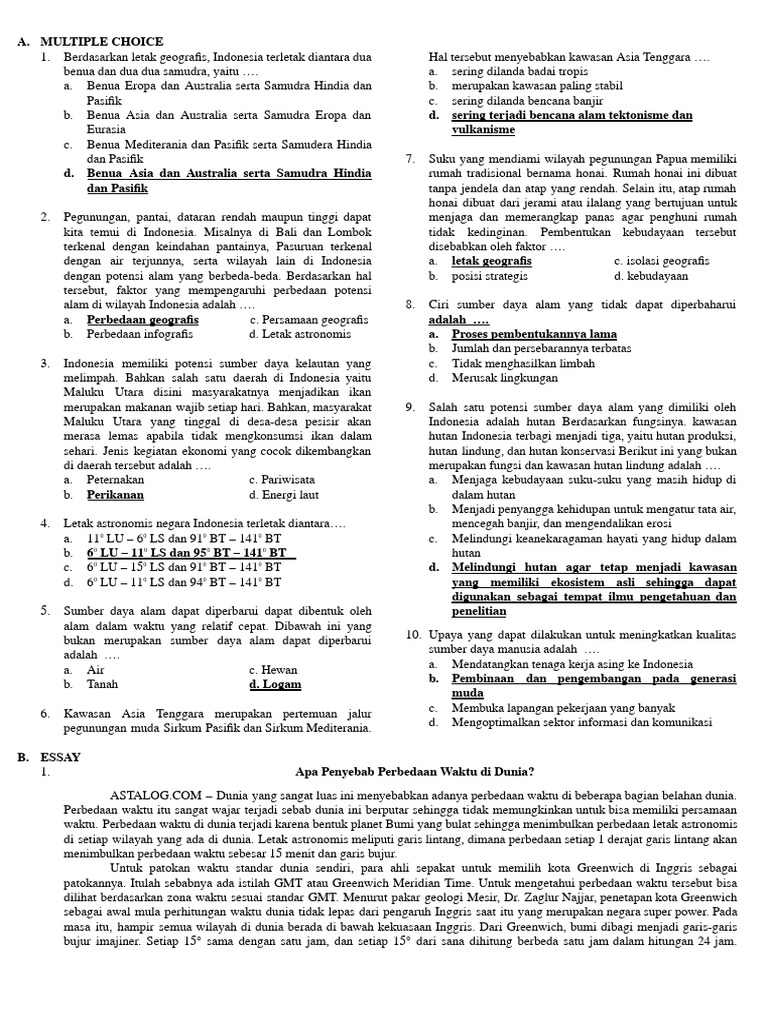 Latihan Ph1 Kelas 8 | PDF