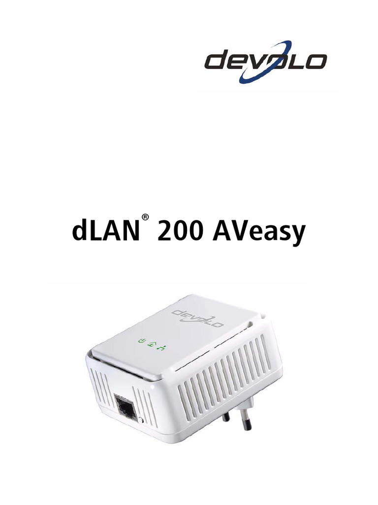 Devolo dLAN 200 AVeasy 1109 en Online | PDF