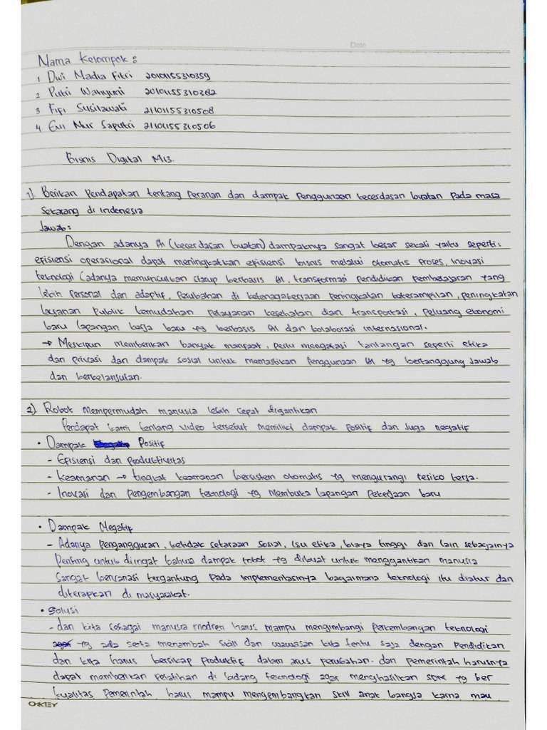 T. Bisnis Digital Putri Wahyuni | PDF T. Bisnis Digital Putri Wahyuni | PDF
