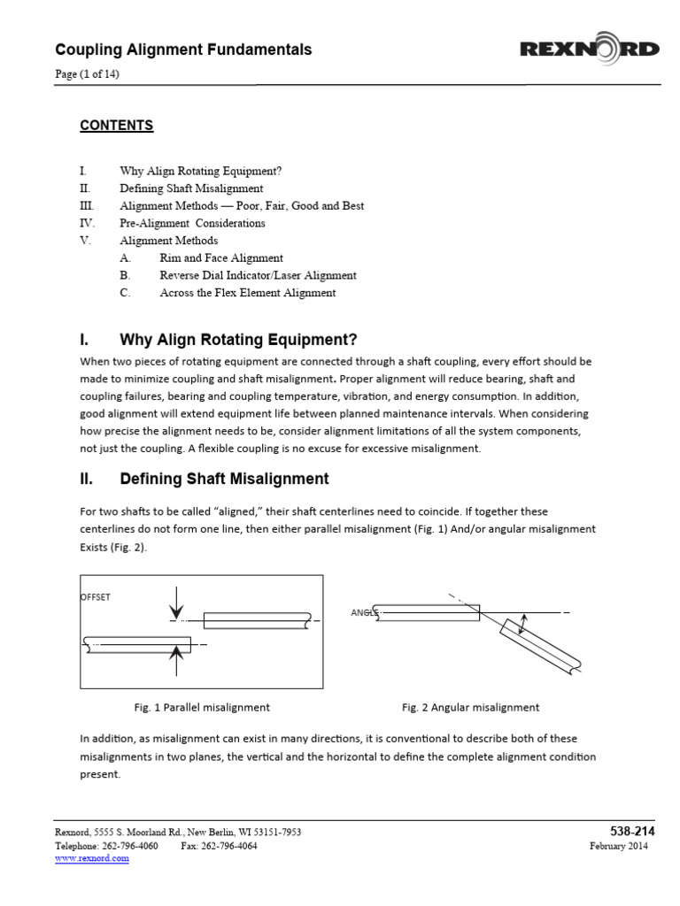 538 214 MTC Coupling Alignment | PDF