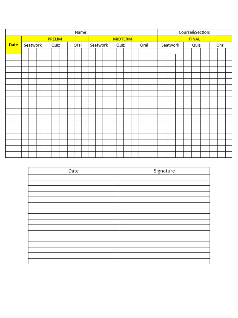 Index Card Format | PDF