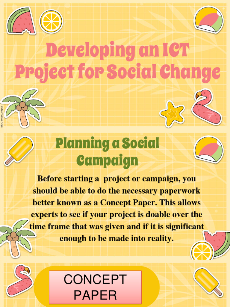 Developing An ICT Project For Social Change 1 1 | PDF | Social Science
