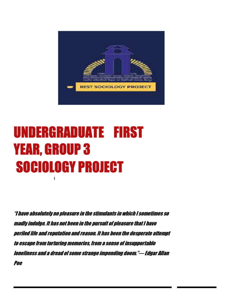 Sociology Project Final | PDF | Wellness