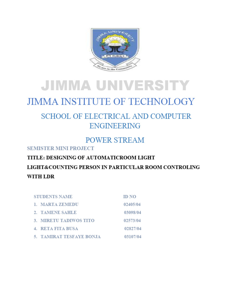 Jimma University Jimma Institute of Technology | PDF