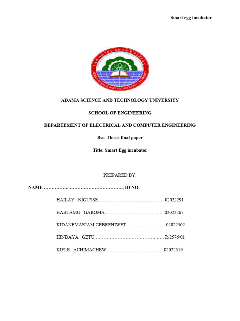 Adama Science and Technology Universisty | PDF