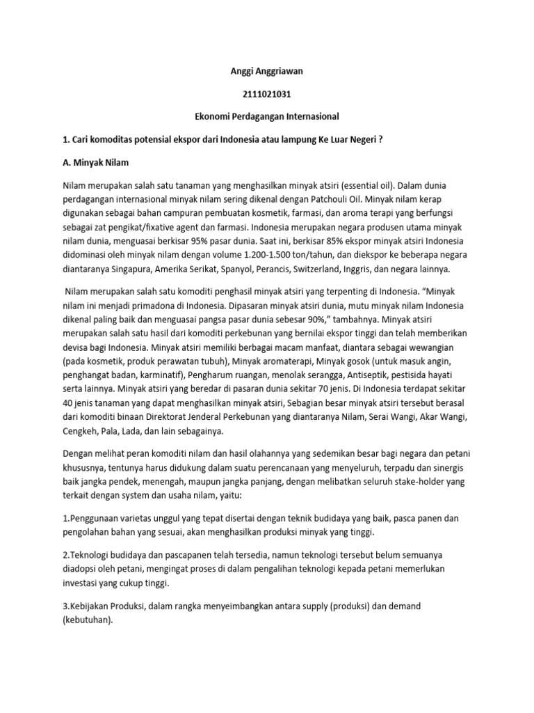 Anggi Anggriawan Epi Tugas Ekspor | PDF