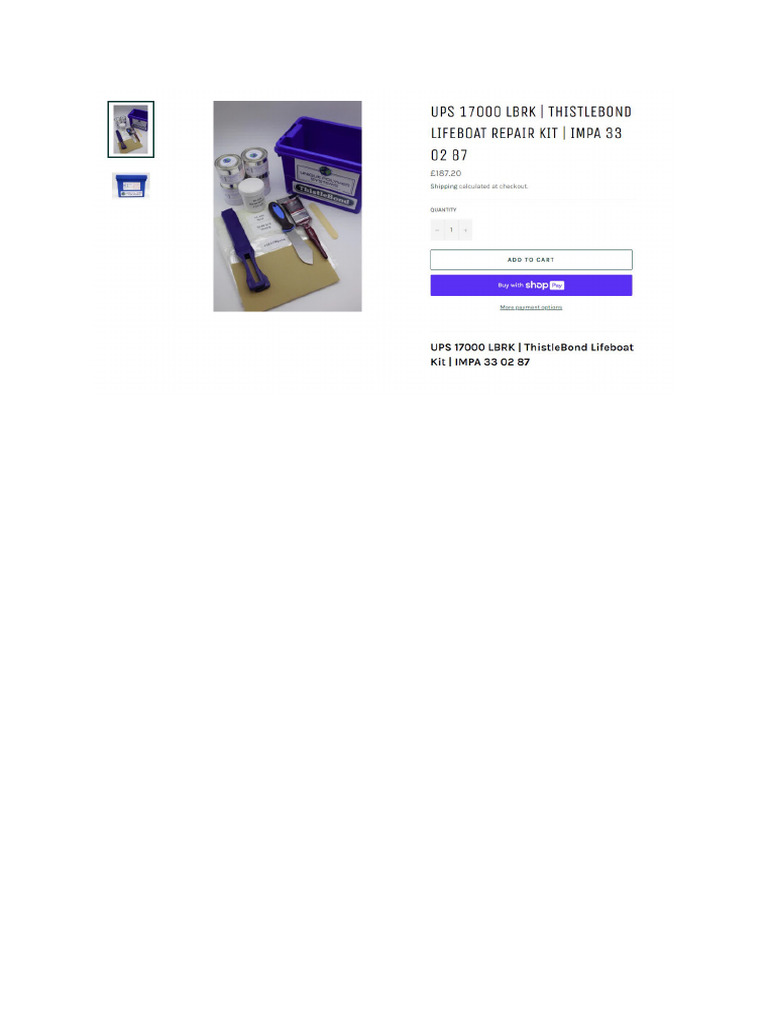 frp repair kit | PDF