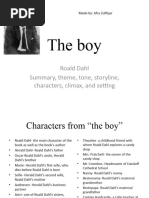 Boy - Roald Dahl - Summary | PDF | General Fiction