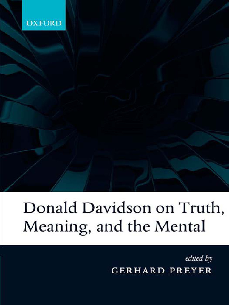 Donald Davidson: Truth & Meaning | PDF