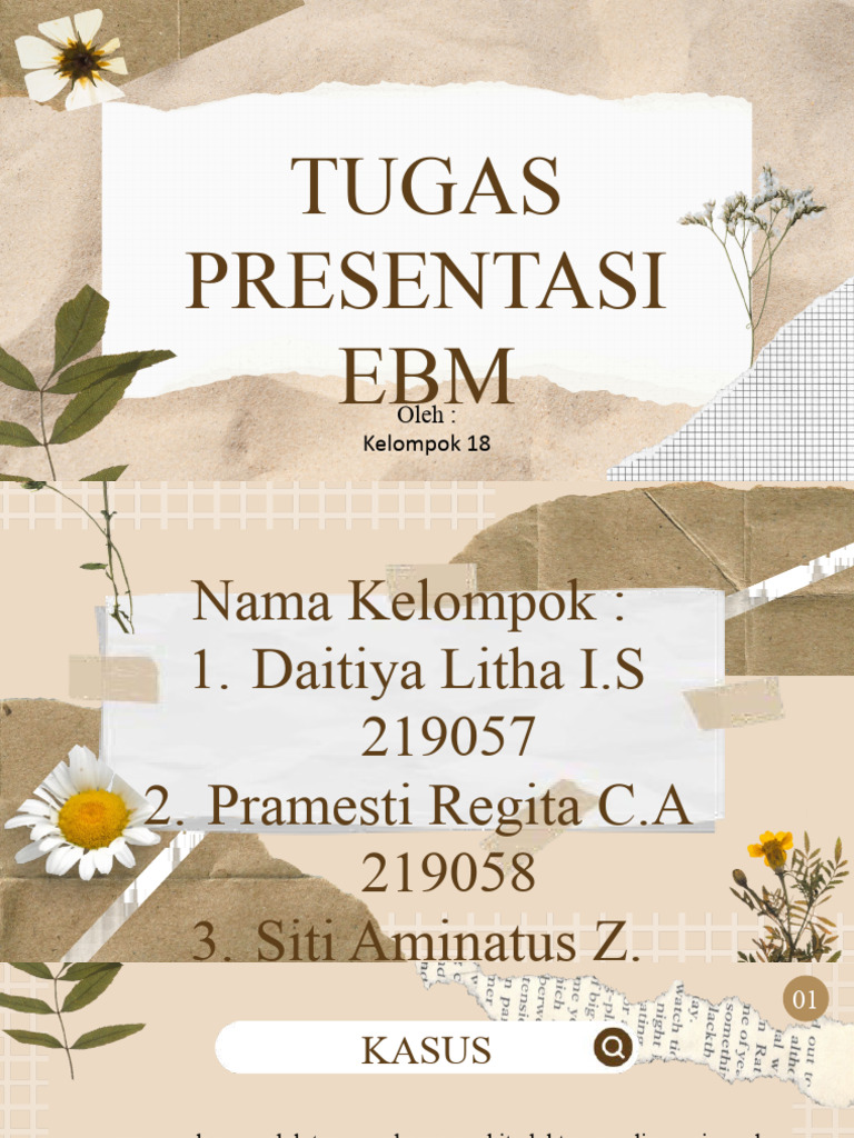 Coklat Dan Beige Estetik Scrapbook Tugas Presentasi | PDF | Sains & Matematika