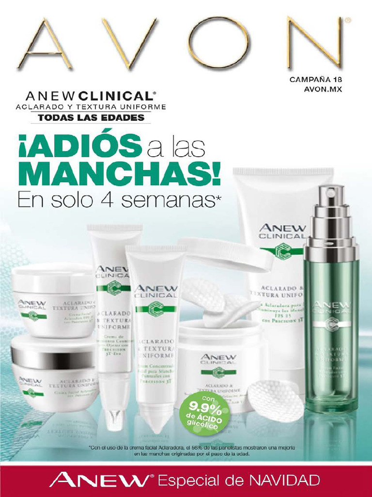 Avon Catalogo Anew 18 2018 | PDF