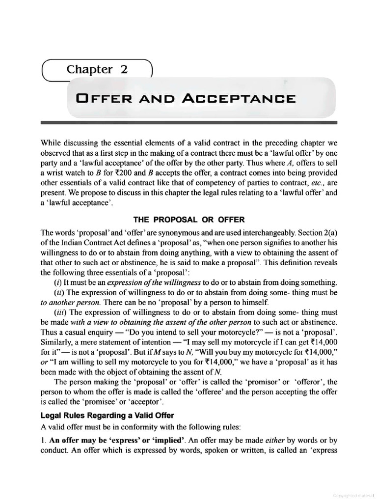 BL Unit 1 Chapter 2 | PDF | Law