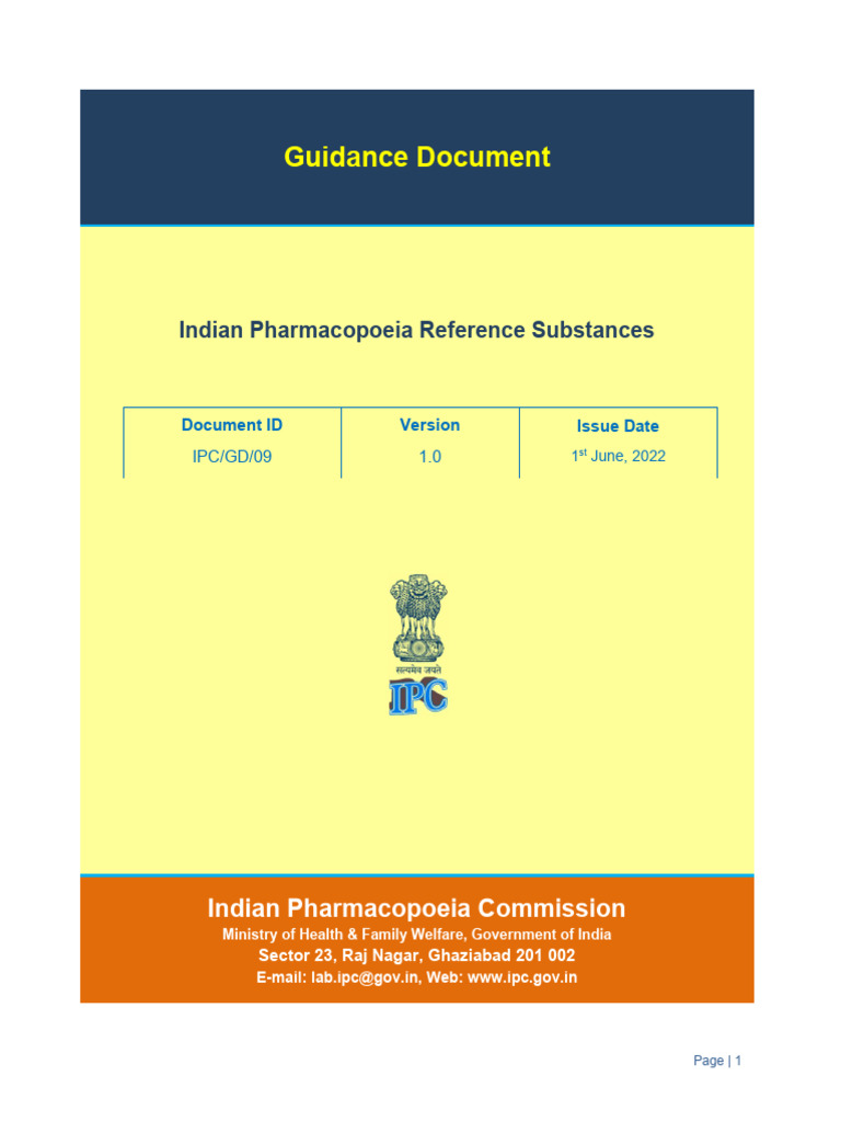 GD-09-IP Reference Substances | PDF