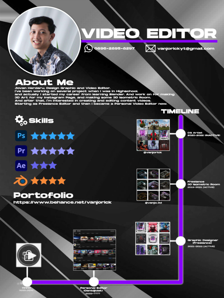 CV - Video Editor | PDF