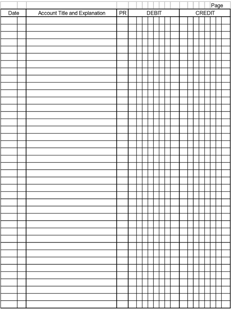 Journal Template PDF