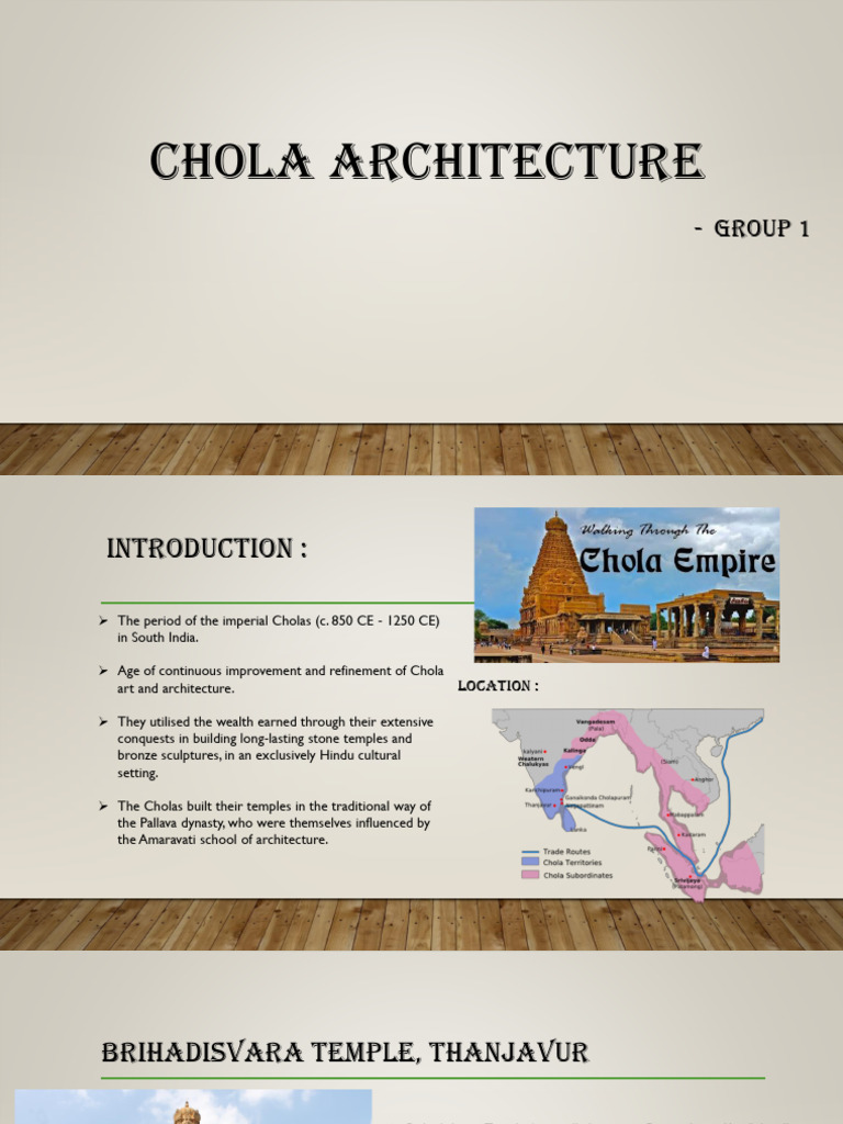 Chola Architecture | PDF