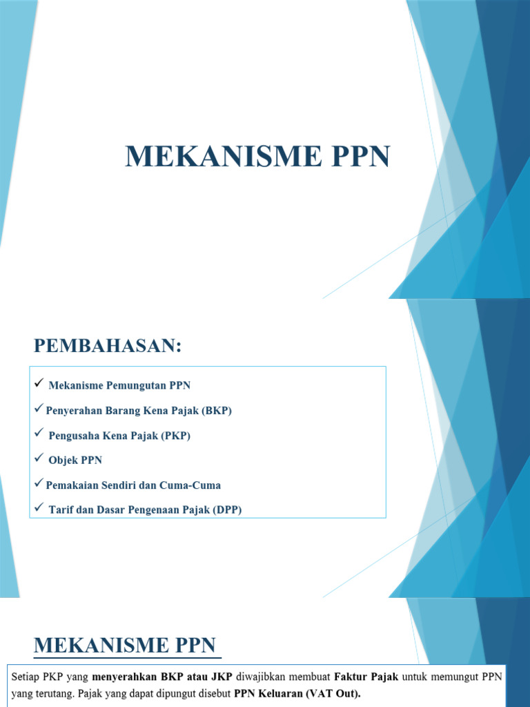 Mekanisme PPN | PDF | Pengelolaan Keuangan & Uang