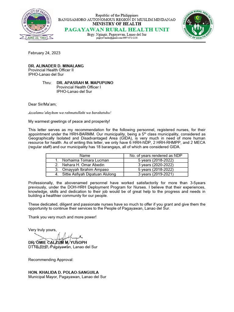 Reco Letter | PDF | Social Science | Self-Improvement