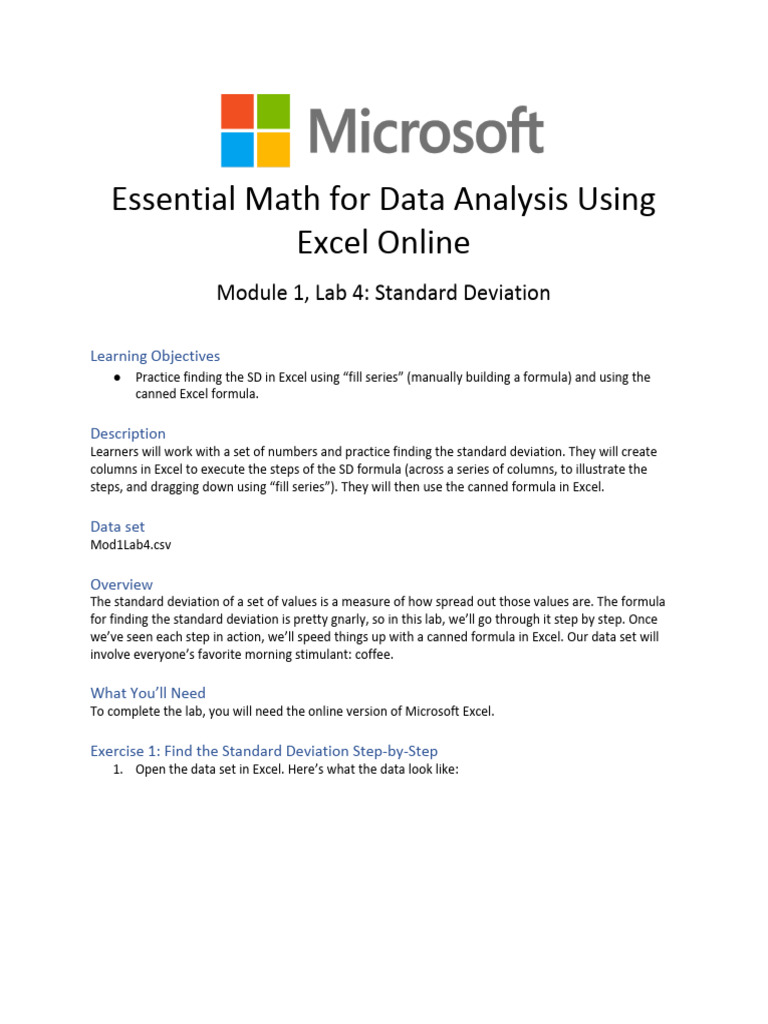 Mod1Lab 4 - FINAL | PDF | Computers