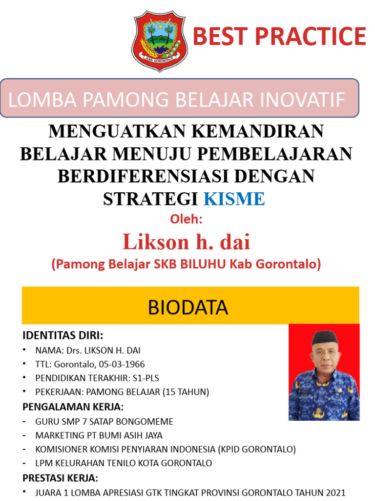 Presentasi LKN Likson H. Dai | PDF | Karier & Perkembangan | Kesehatan Holistik