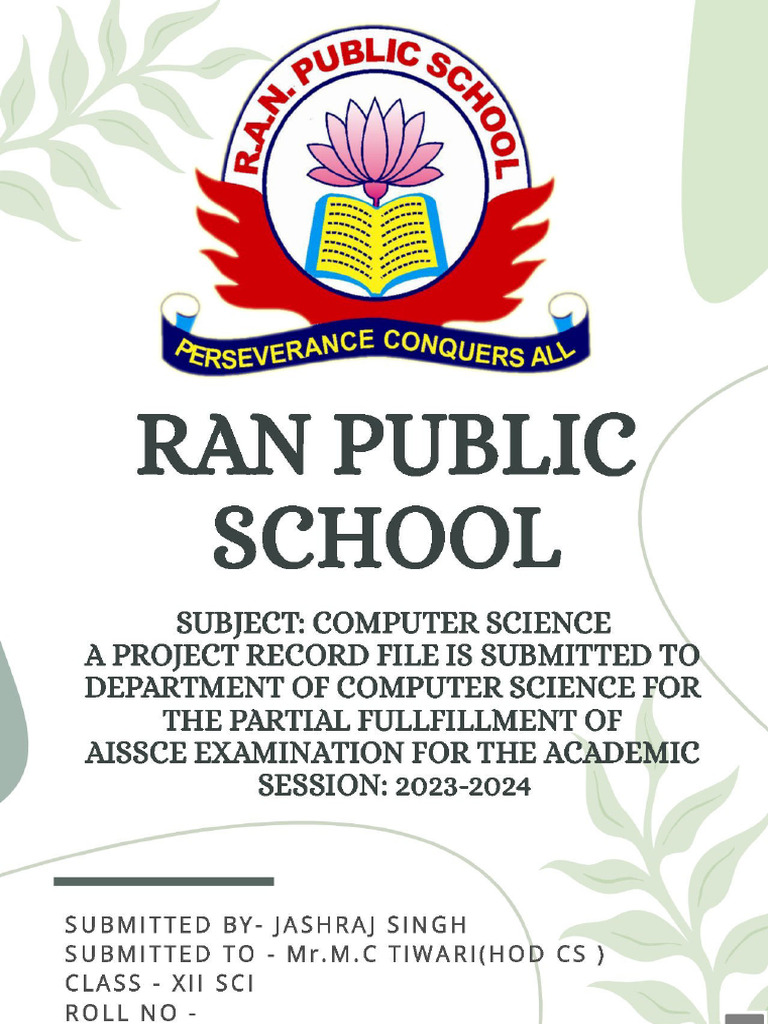 Final Project File JJ | PDF | Computers | Technology & Engineering